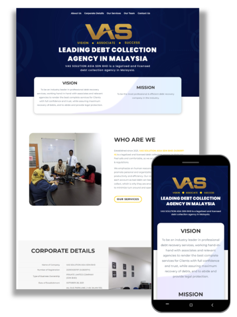 VAS Solutions Asia - G Angle Tech - Website Development Malaysia